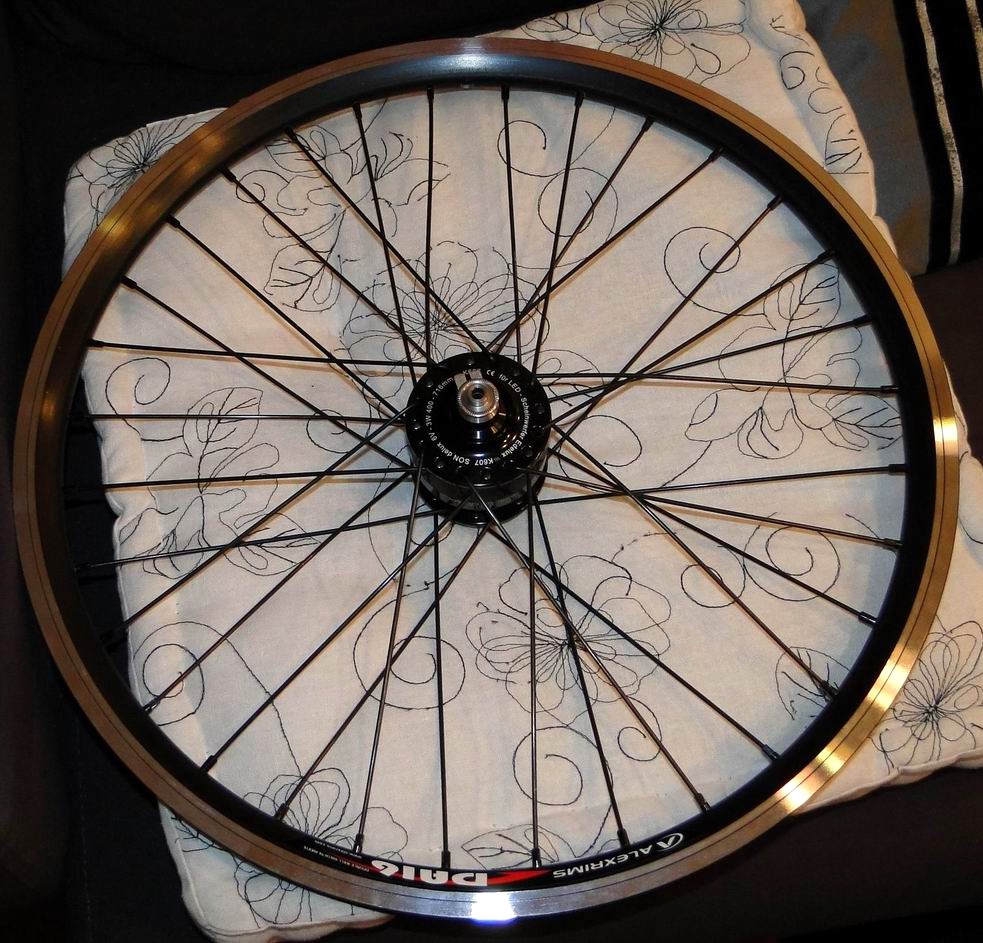 Custom Recumbent Wheels: Son Delux Alex DA16 32 spokes