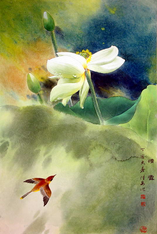 Breeze Me: Chinese Gongbi Paintings by Zou Chuan An
