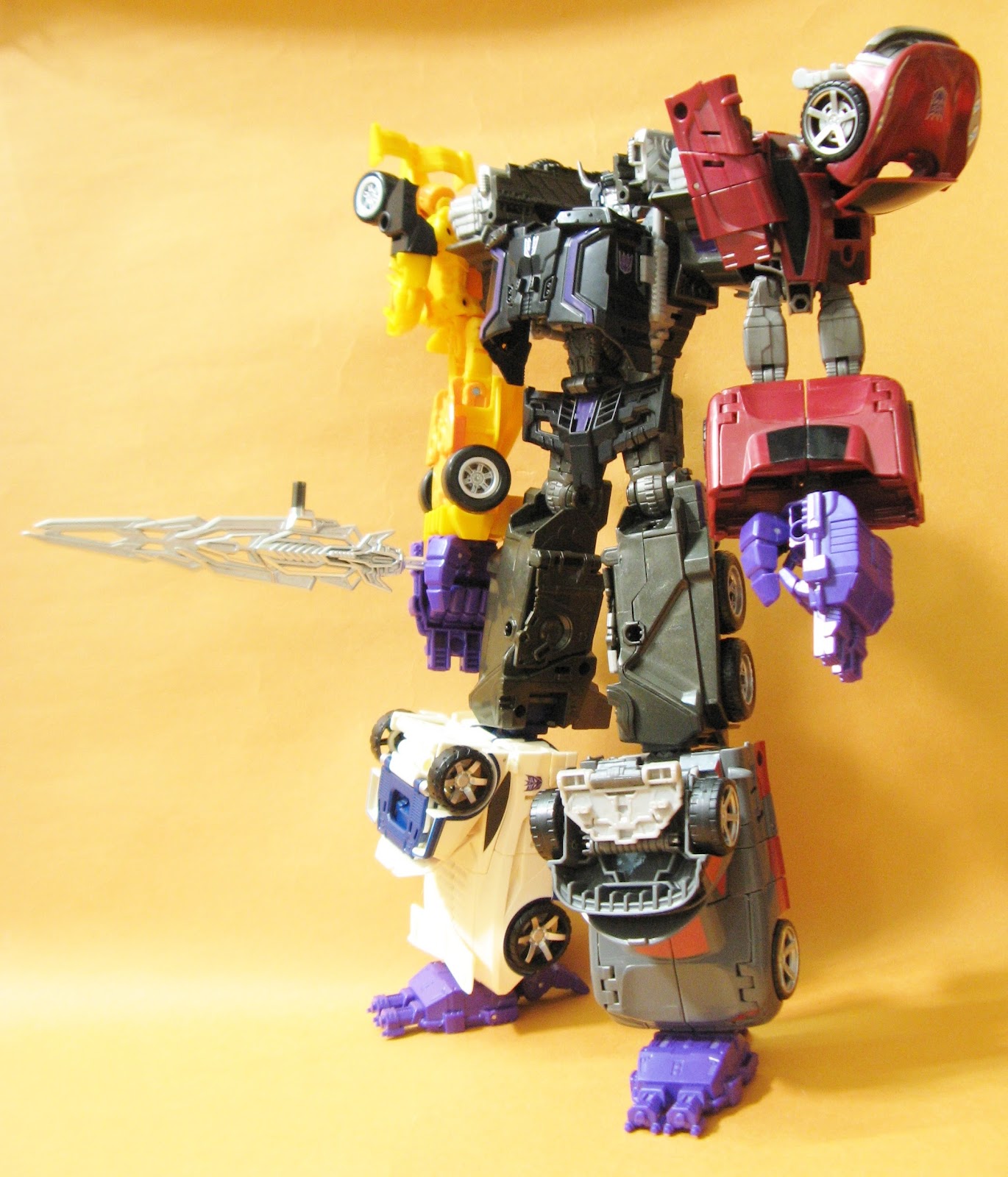 Transformers Unite Warriors UW-02 Decepticon Stunticons MENASOR IDW變形金剛 ...