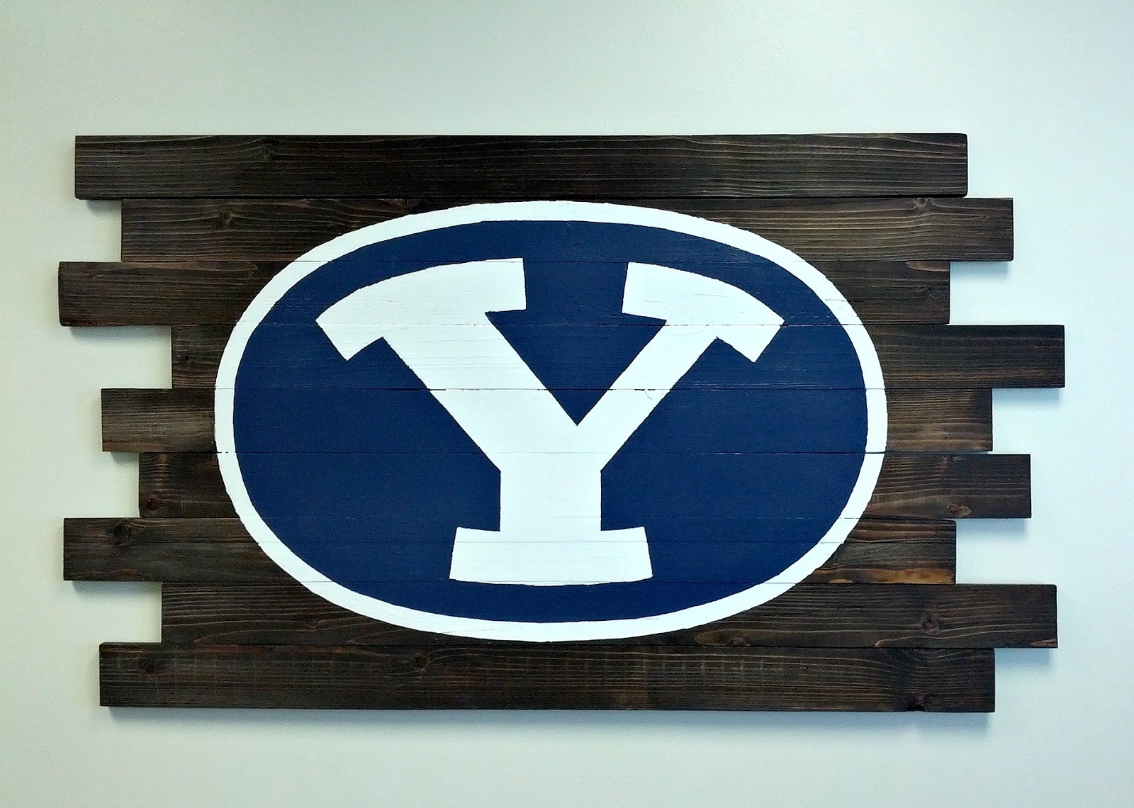 BYU Wood Wall Decor - Love to be in the Kitchen