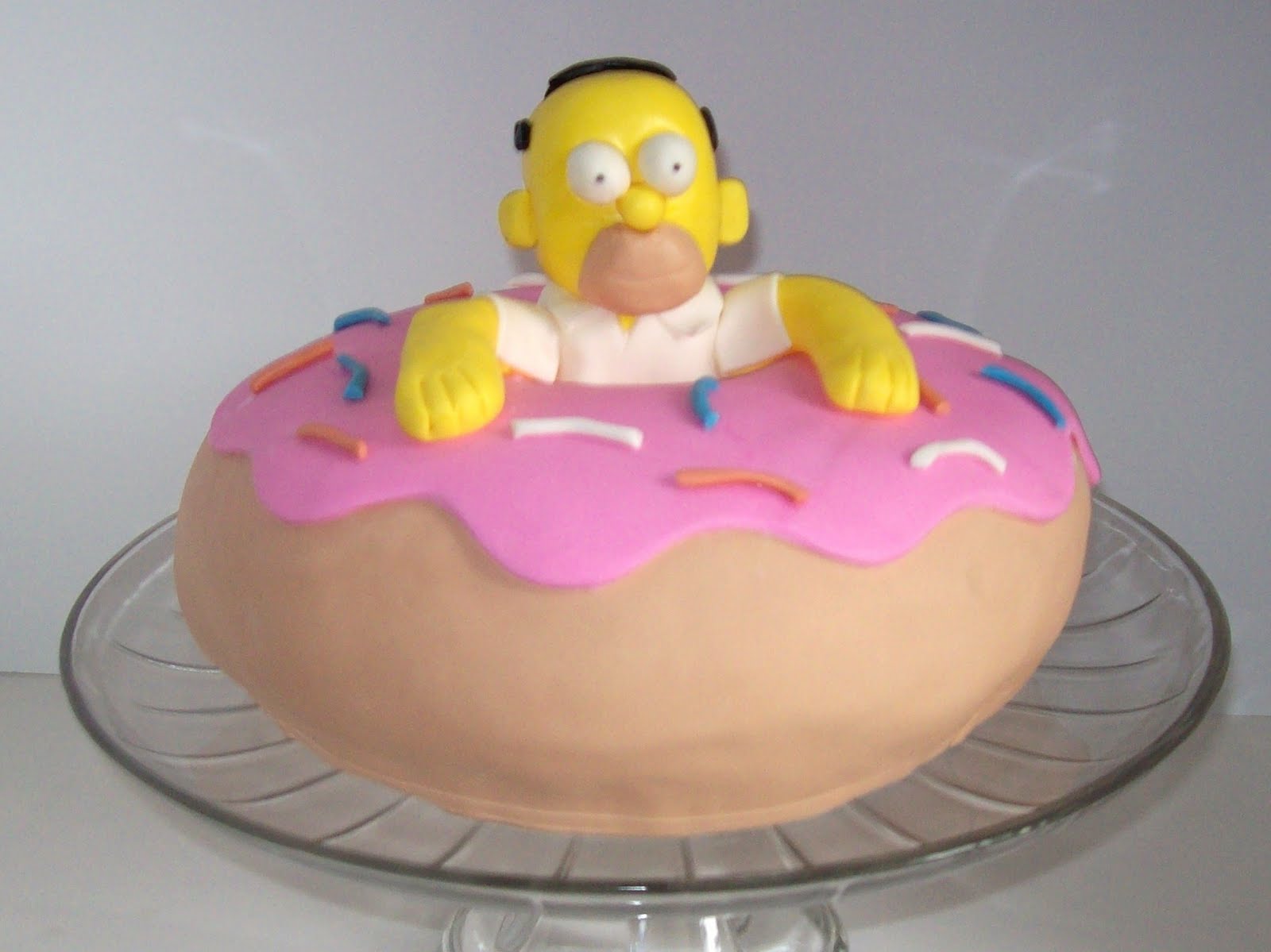Sab Cakes Homer Simpson Donut Cake