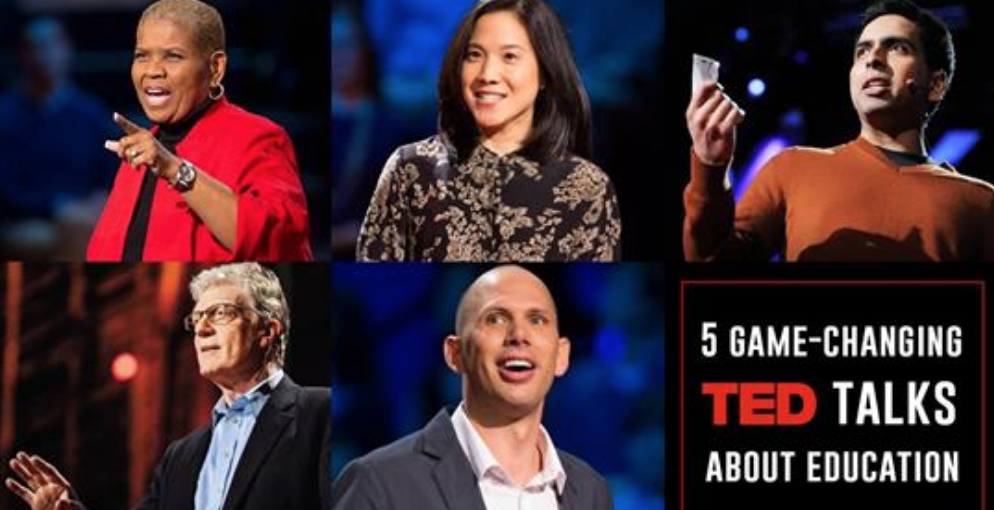 TED : 5 κορυφαίες ομιλίες που πρέπει να δει κάθε εκπαιδευτικός