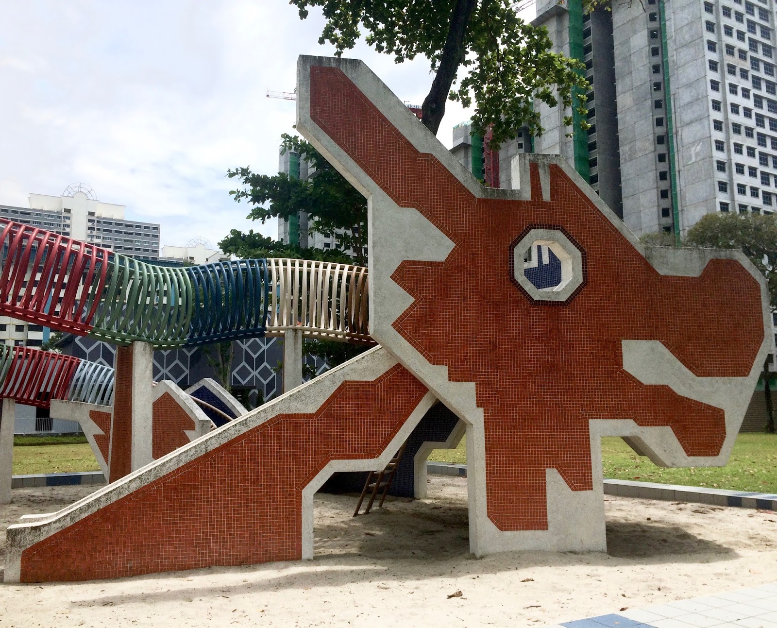 Dragon Playground @ Toa Payoh; Singapore | Moonlit