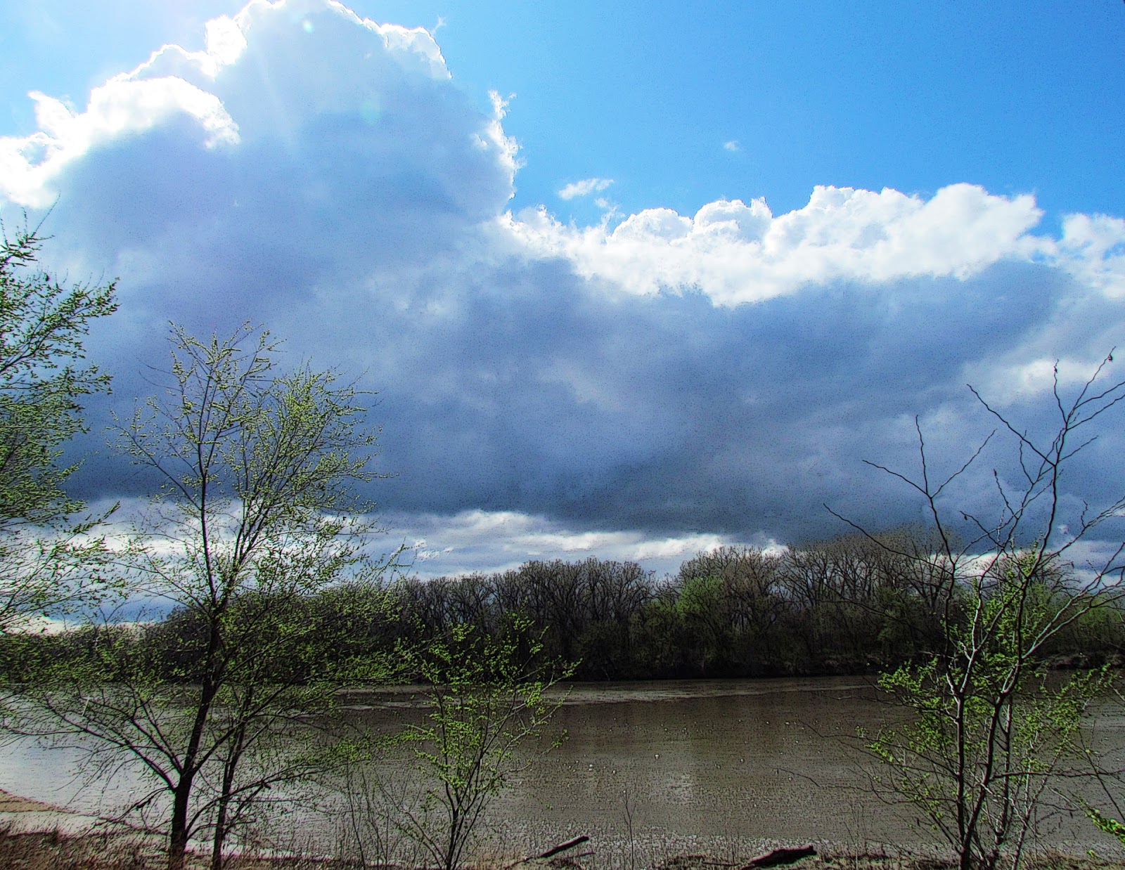 Mary's Be a GoodDog Blog: Big Blue Kansa River Clouds