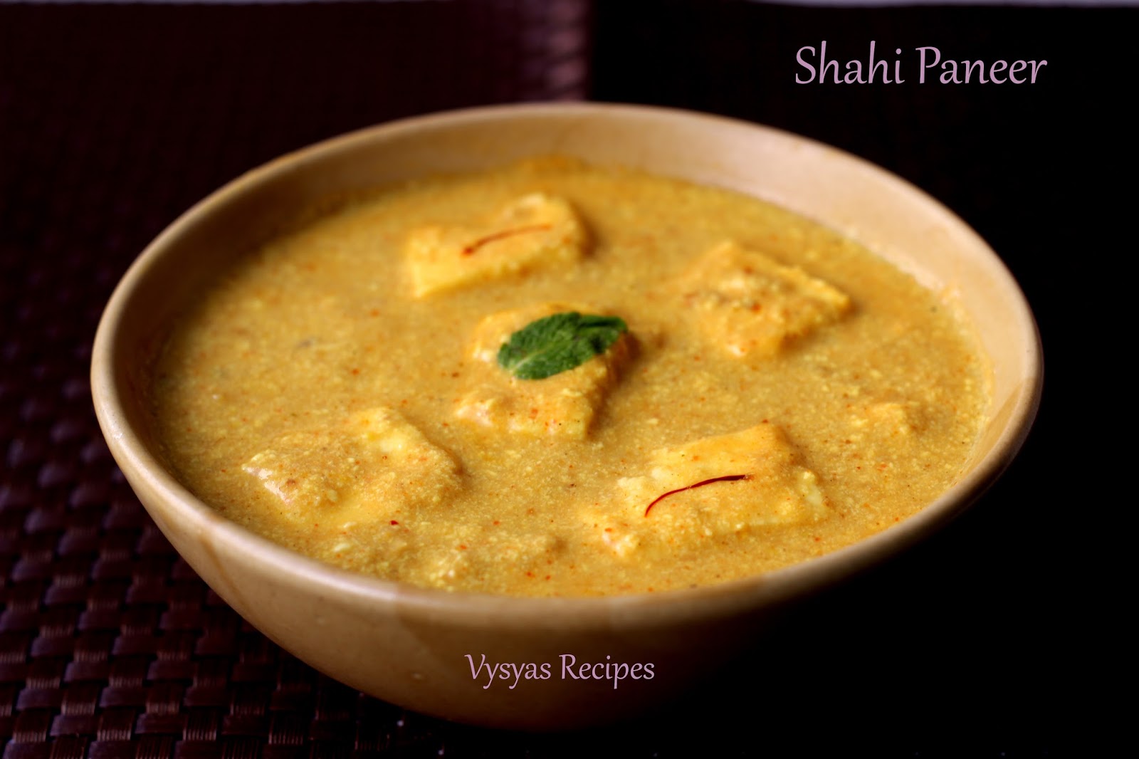 Shahi Paneer (Restaurant Style) - Punjabi Shahi Paneer - Delicious recipes