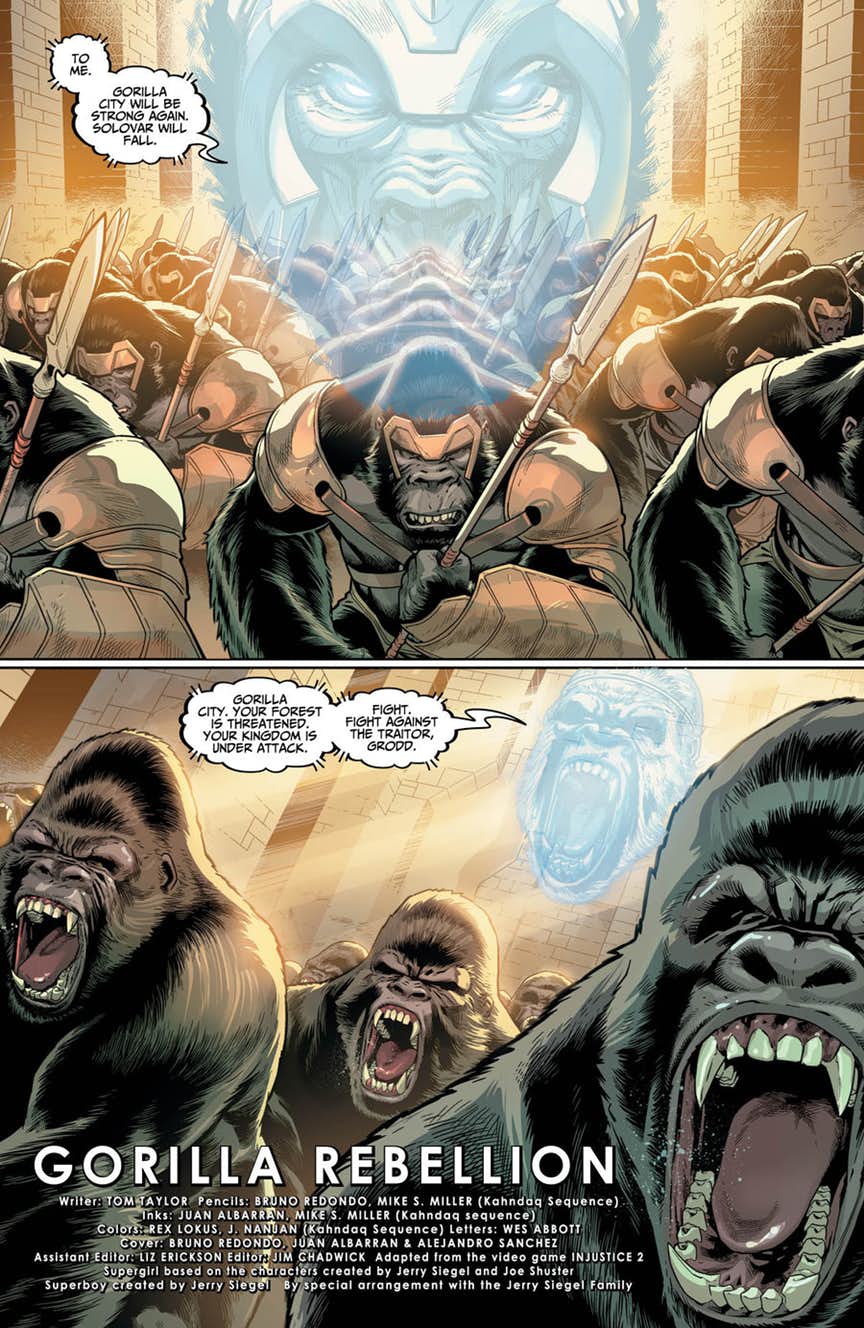 SNEAK PEEK : "Injustice 2: Gorilla City"