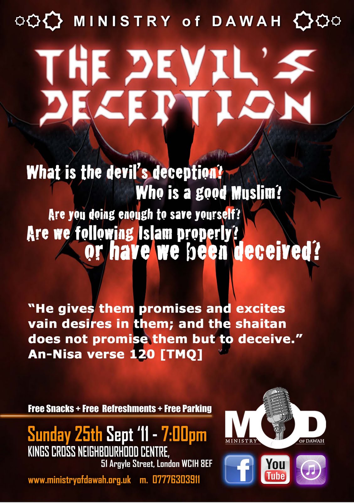 Ministry of Dawah: The Devil's DECEPTION