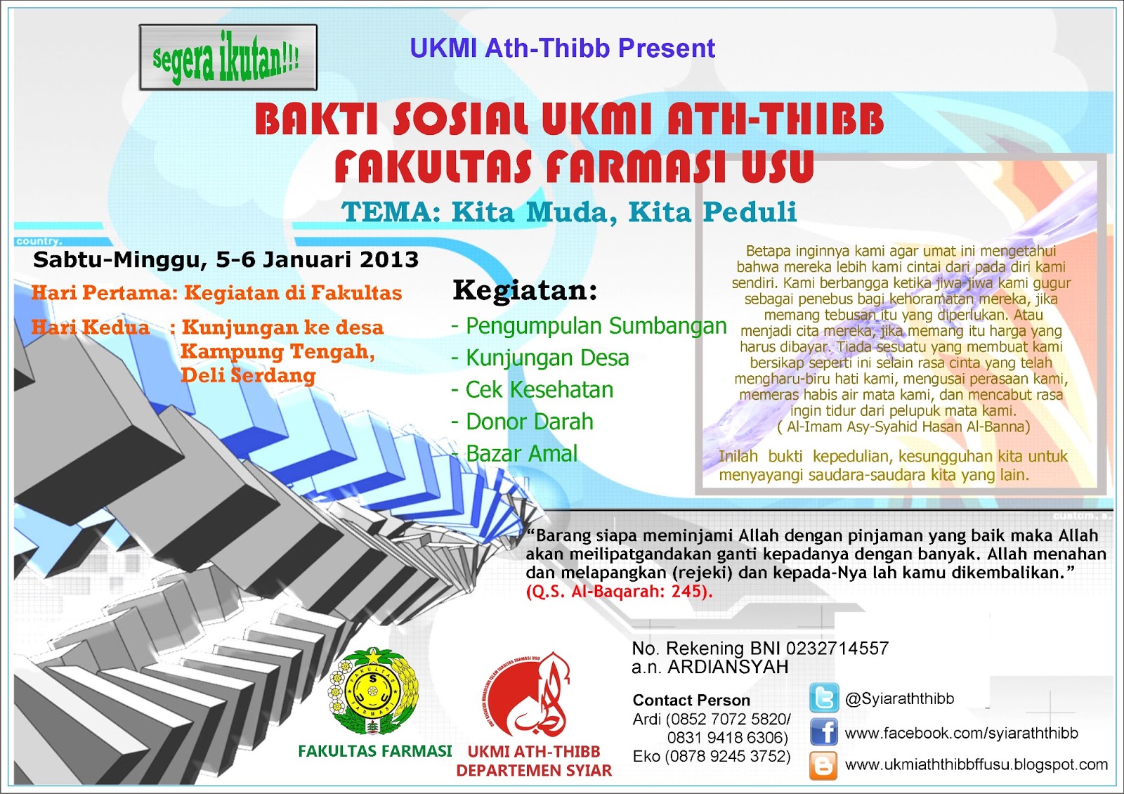 UKMI ATH-THIBB Fakultas Farmasi Universitas Sumatera Utara