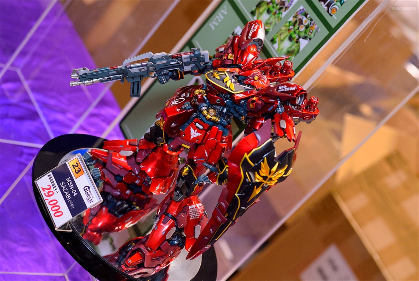 Neo Zeon Mobile Suits Completed Resin Model Kits on Display at C3 x ...