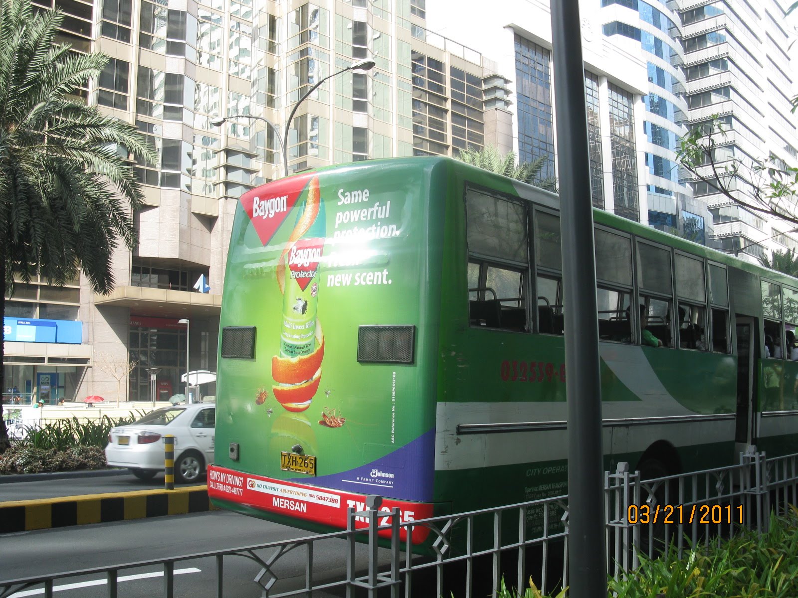Bus Ads in the Philippines: BAYGON