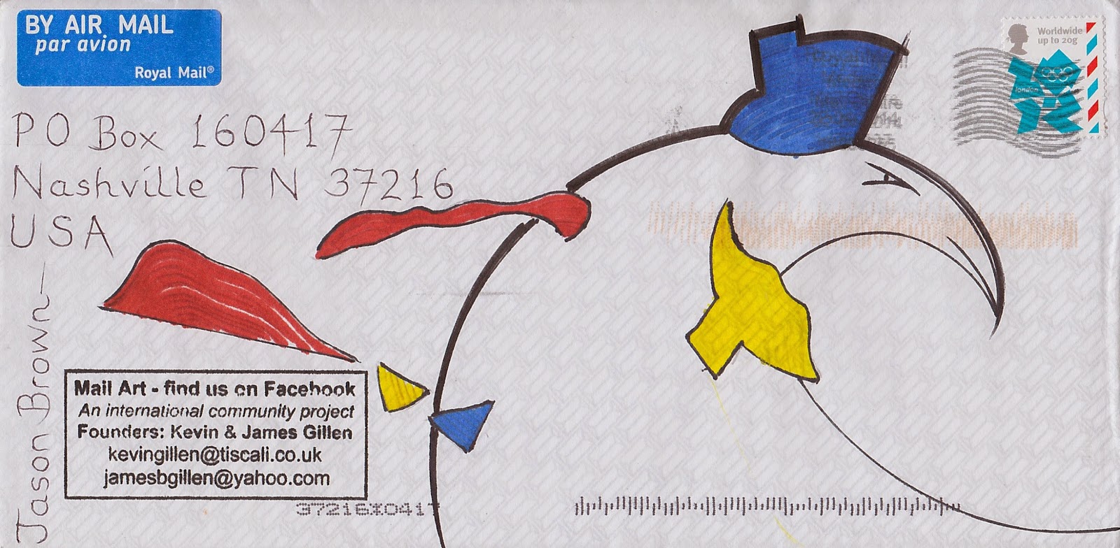 Reinvention : A Mail Art Project: PAGE 12 : Jessica Voorsanger, Dorian ...