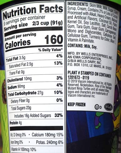 On Second Scoop: Ice Cream Reviews: TMNT Shell Shock Surprise Ice Cream