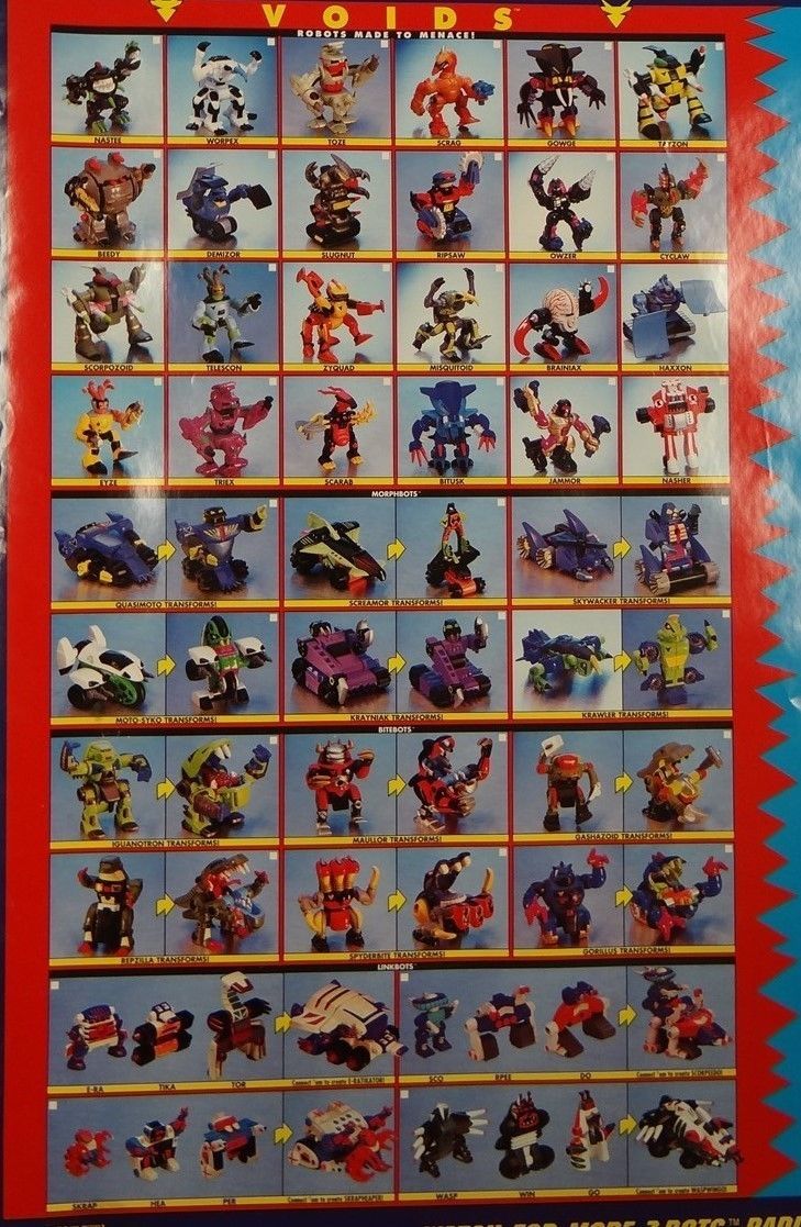Z-bots: ZBots Series 3 Poster high quality Z Bots Z-Bots Galoob