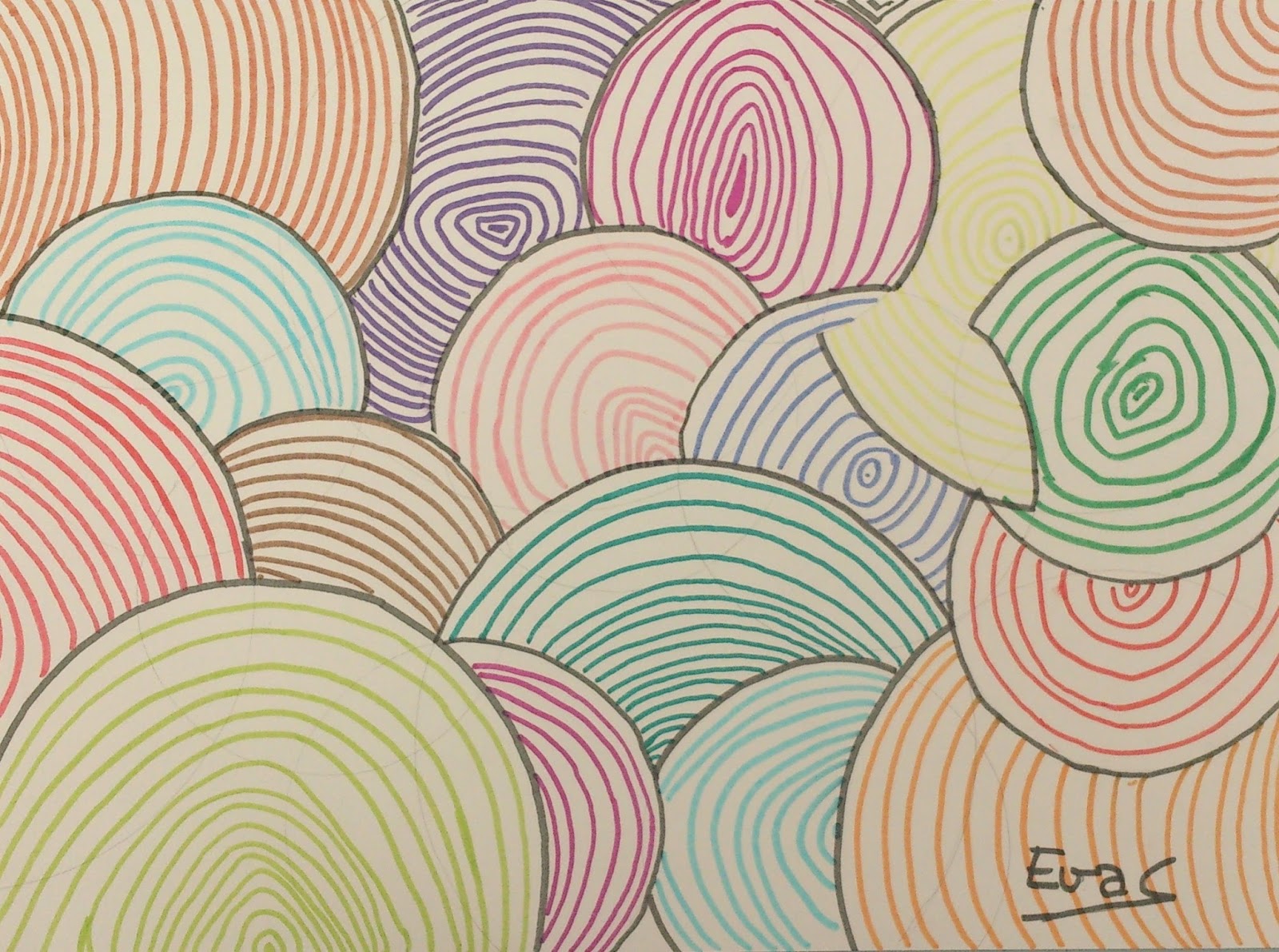 ESTUDIO KORAI: Tramas de líneas curvas