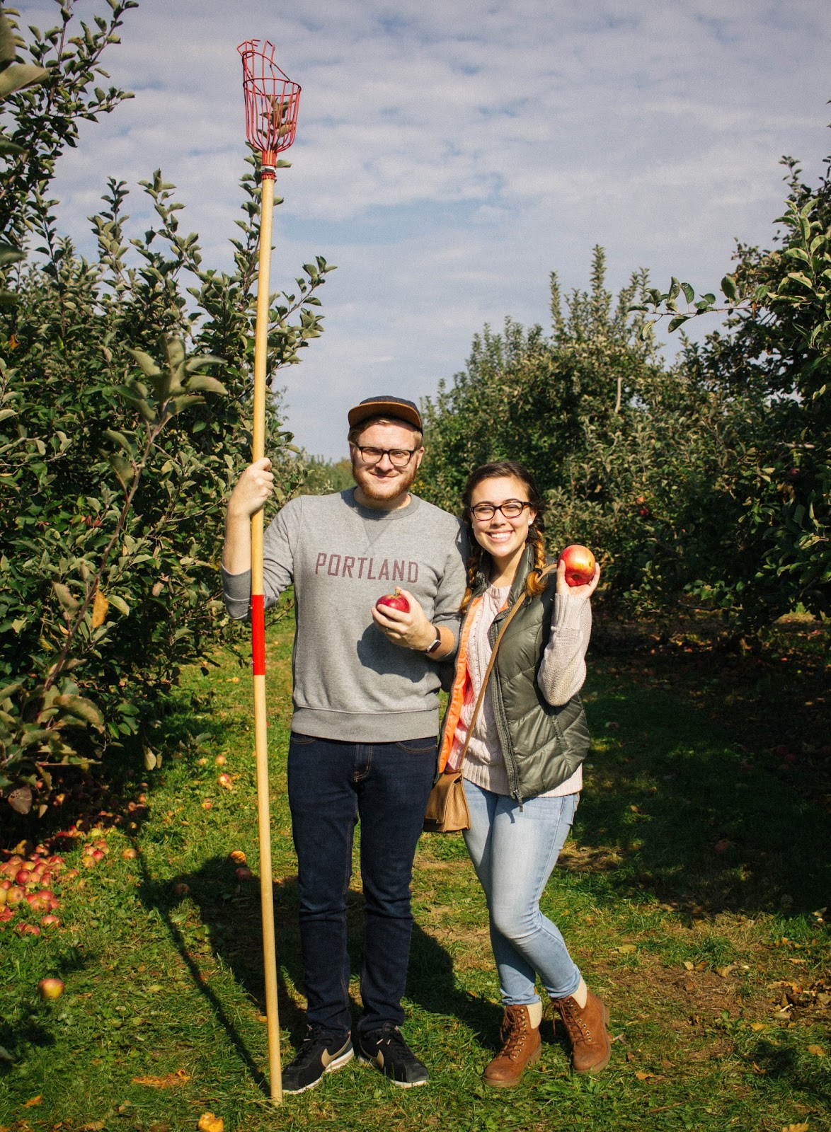 Sunday Afternoon Apple Picking