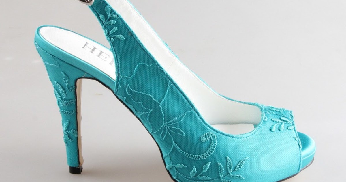 Turquoise High Heels