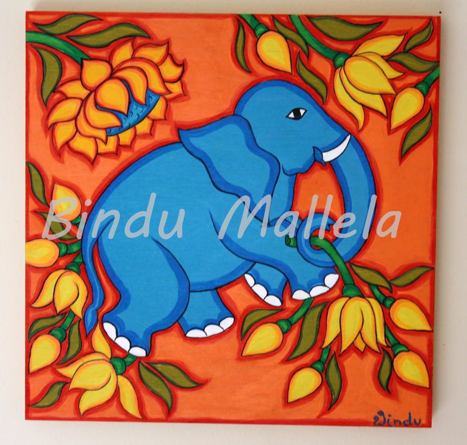 Artists of India: Ajanta motifs inspired by Kerala murals...