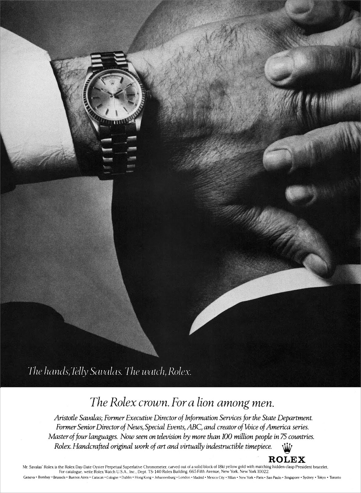 Welcome to RolexMagazine.com: Kojak Rolex: Telly Savalas...