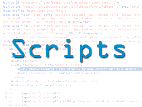 Ingeniería Systems: Los scripts