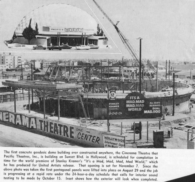 Los Angeles Theatres: Cinerama Dome: history