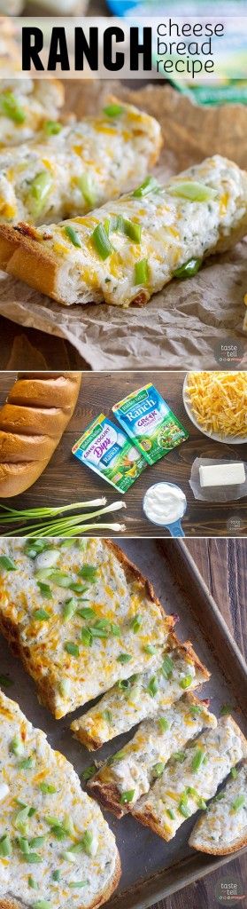 Ranch Cheese Bread Recipe - Girls Dishes
