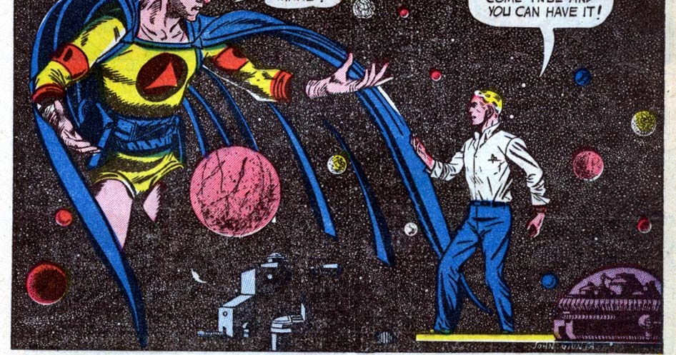 Four-Color Shadows: Earthman: Copyright 1954-John Giunta-1954