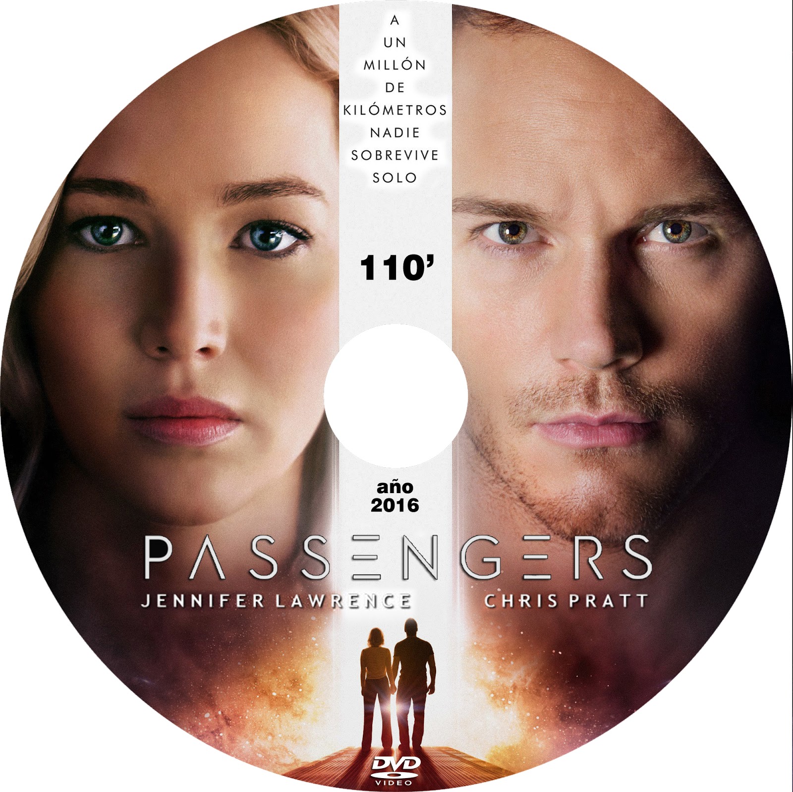 Caratulas de películas DVD para cajas CD: Passengers - [2016]