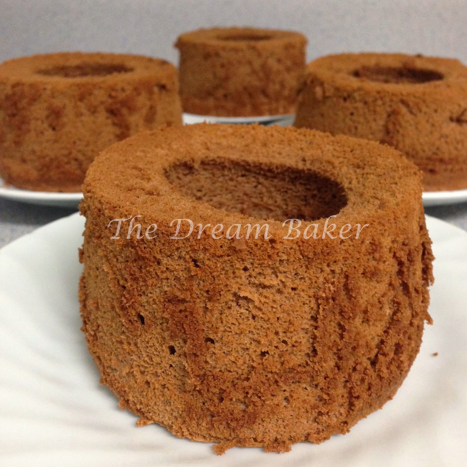 The Dream Baker...: Mini Chocolate Chiffon Cakes