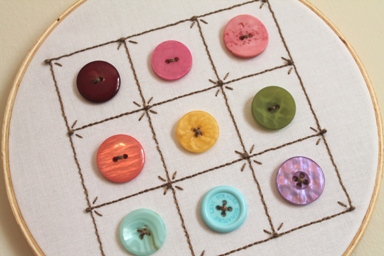 Sew Lux Fabric : Blog: Summertime Adventures: Button Hoop Tutorial