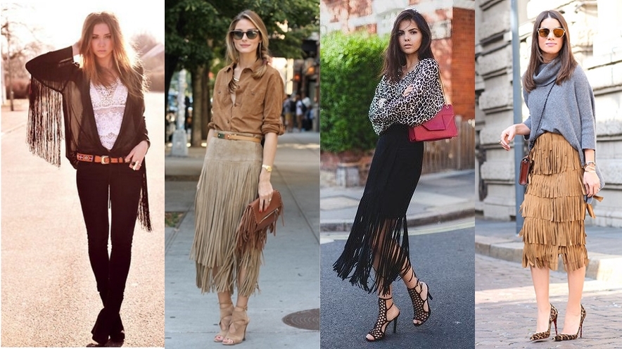 Voltando a Essência: Como usar roupa com franjas?