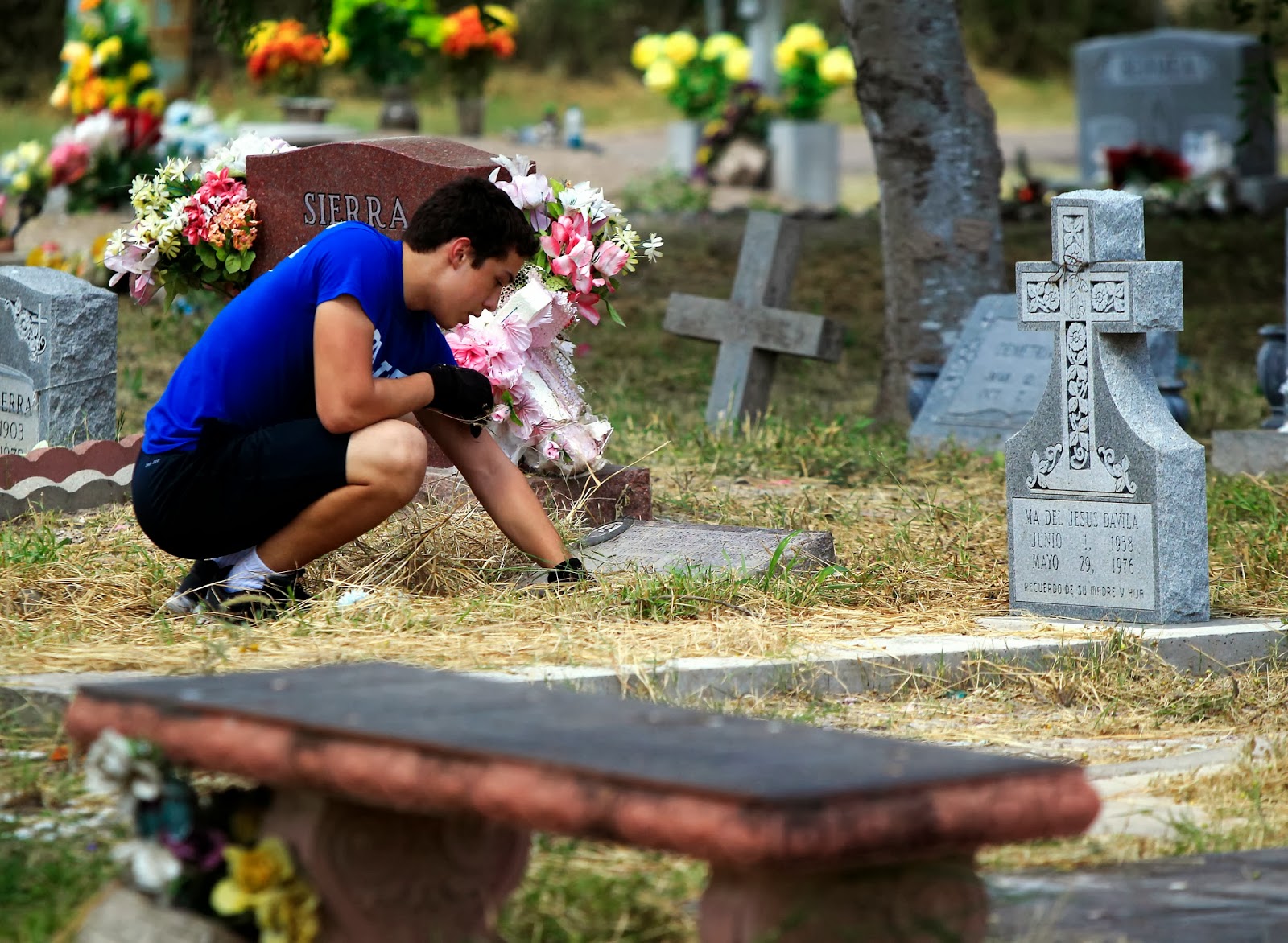 Life through the Lens: Cemetery Clean Up