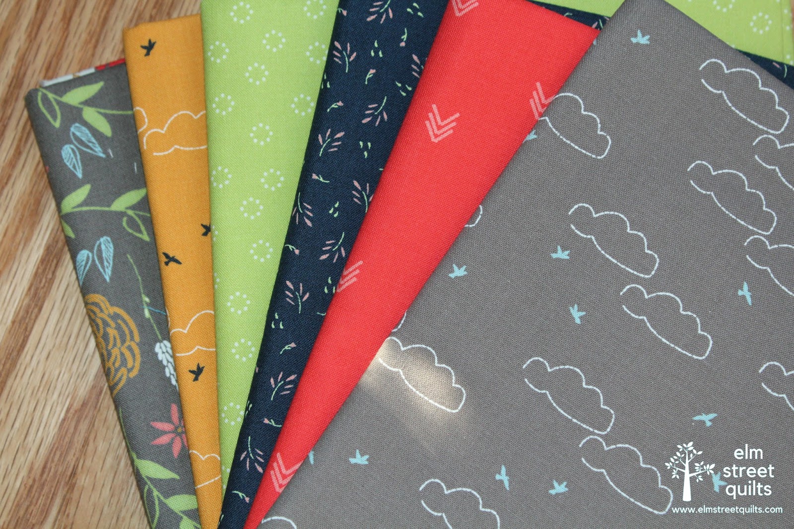 Watermelon Wheel - Clementine QAL Block 1 | Elm Street Quilts