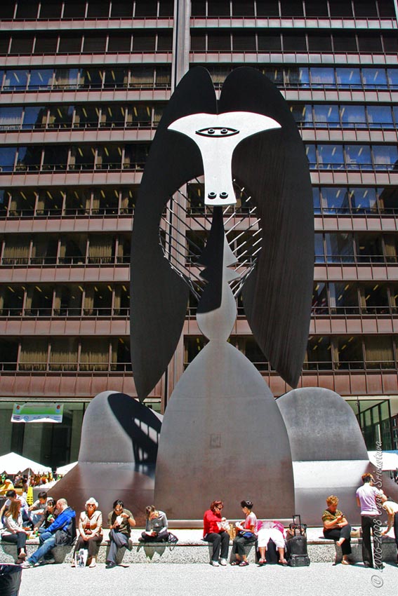 Public Art in Chicago: Daley Plaza: Untitled [known as Picasso] - by ...