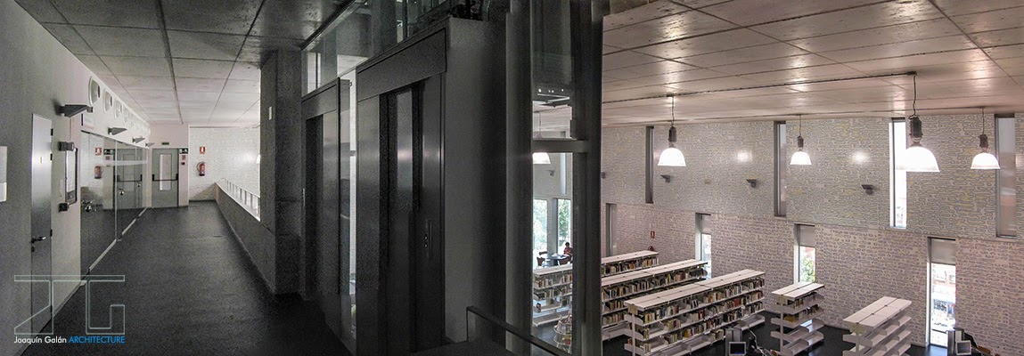 Public Library José Hierro, Usera, Madrid - Architecture Joaquin Galan