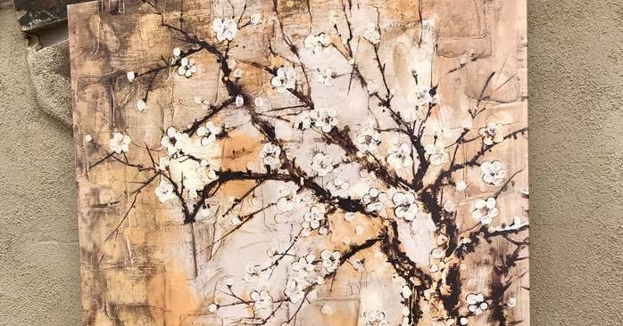 .: Large Hand Embellished Canvas