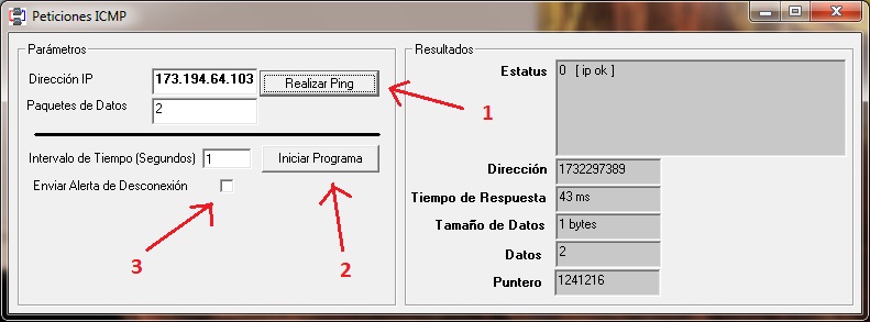 Código Fuente y más código ...: PING y monitoreo