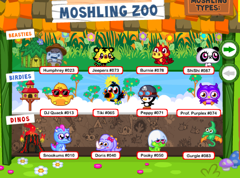 Moshi Goo: Moshling Zoo