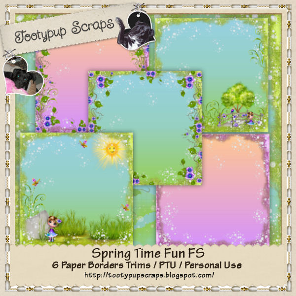 Tootypup Scraps: Spring Time Fun Collection In Store Now