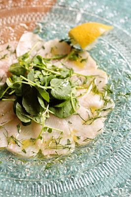 Perfectly imperfect : Hamachi Carpaccio