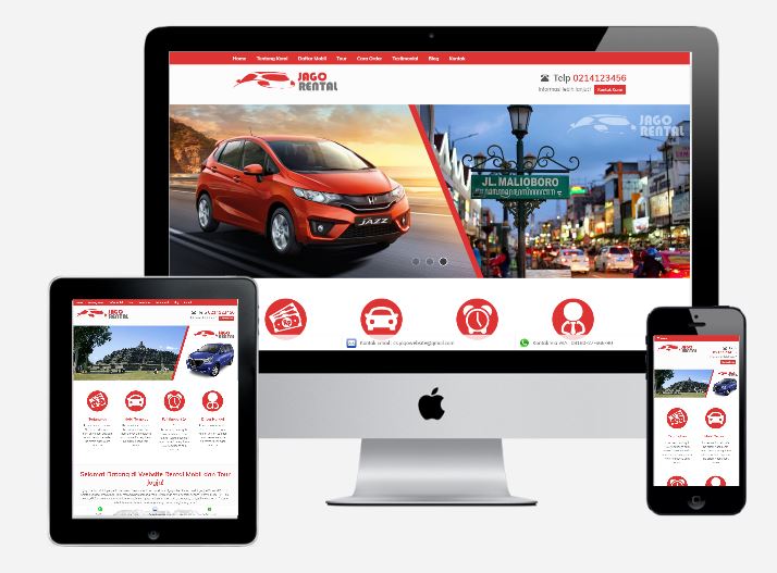Jasa Pembuatan Website Rental Mobil dan Rental Motor