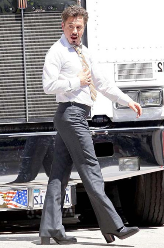 Robert Downey Jr Heels