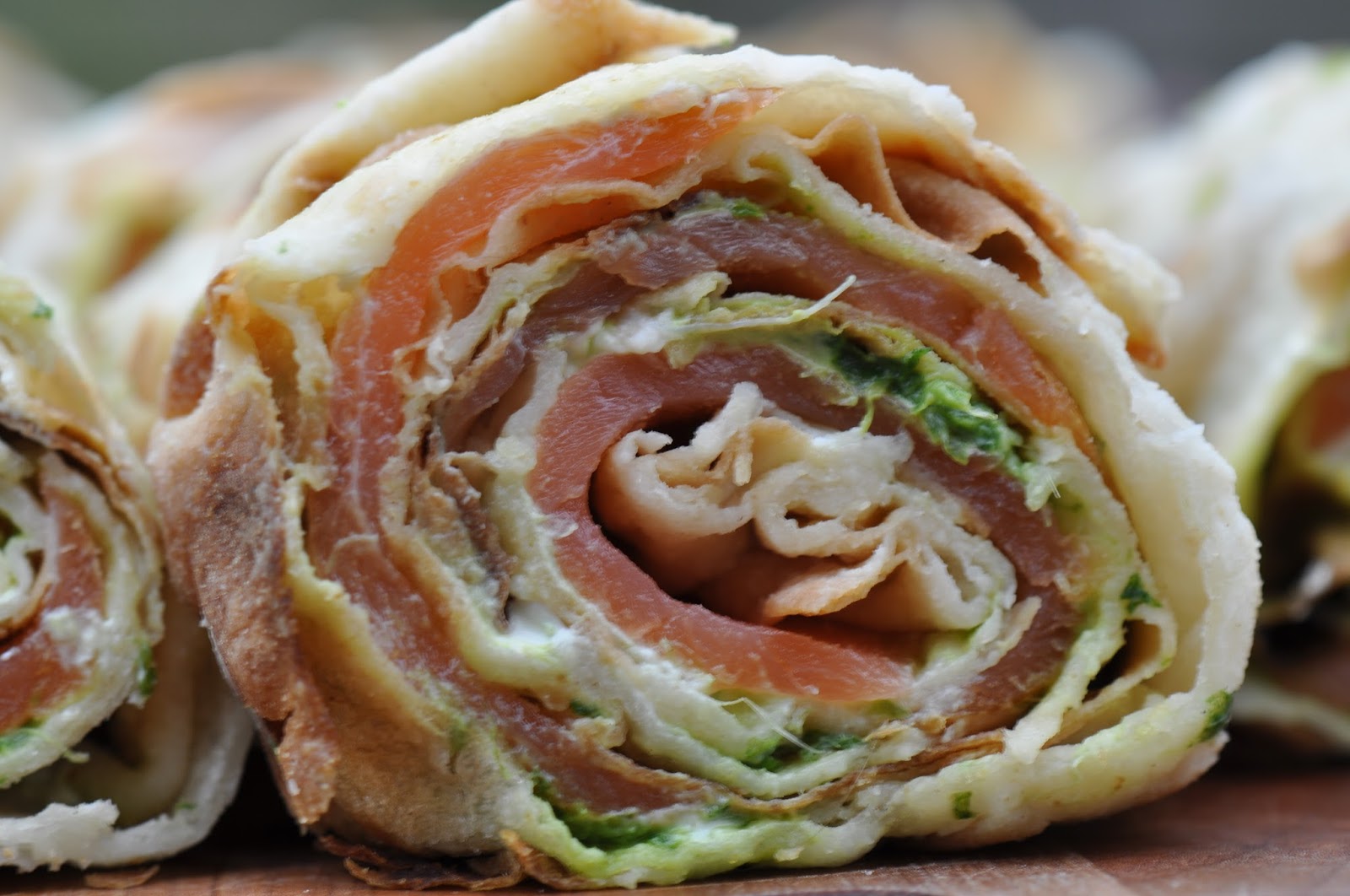 Kom til bords!: Lefser med røkelaks og ramsløkpesto