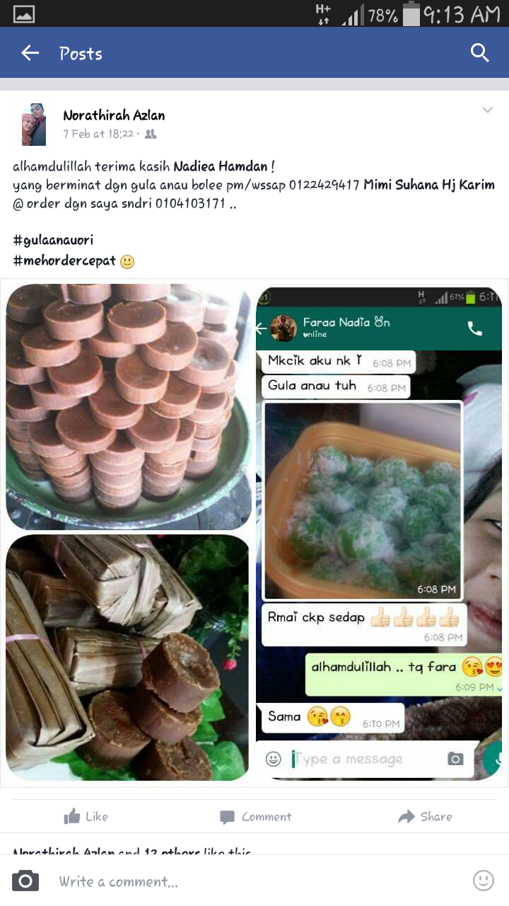 SUKASUKICERITAKU: GULA ANAU ORIGINAL Seremban Negeri Sembilan