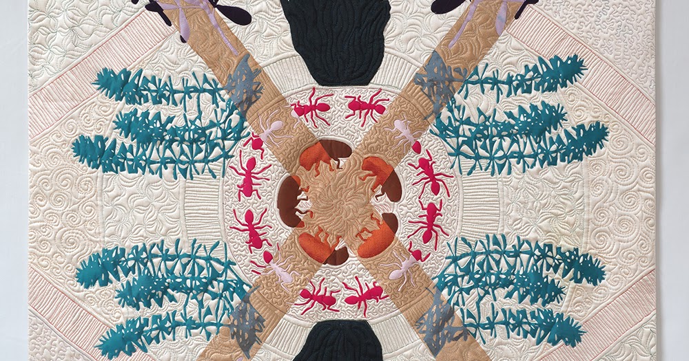 I'm Working on a Project: Finished Quilt: Invasive Species