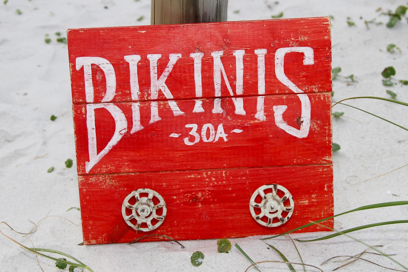 David J. Hansel the Artist: New 30A Vintage Beach Signs & Buoys