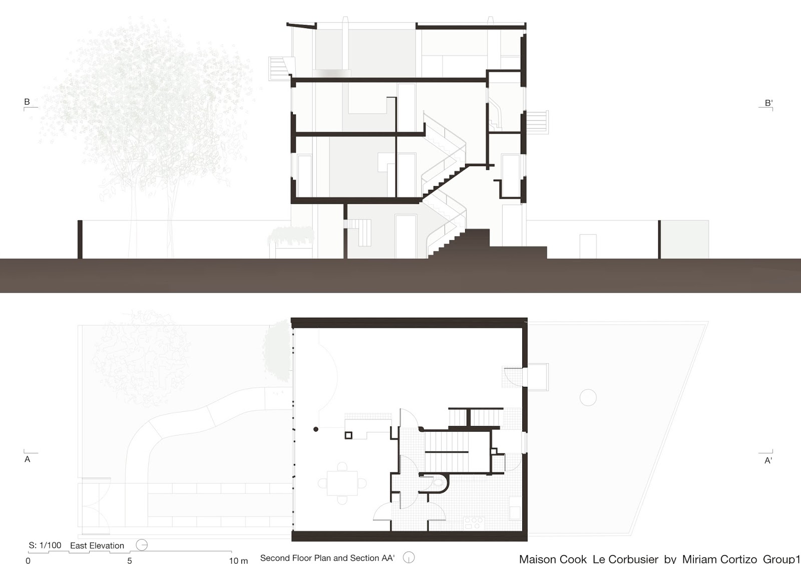 Analysis of Le-corbusier Full work: 068 - Villa Cook - Boulogne 1926