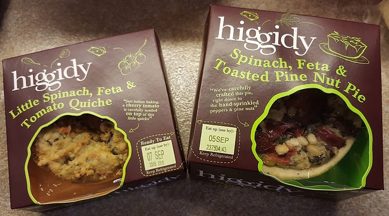 The Brick Castle: Higgidy Pies and Quiches at home - and out and about.