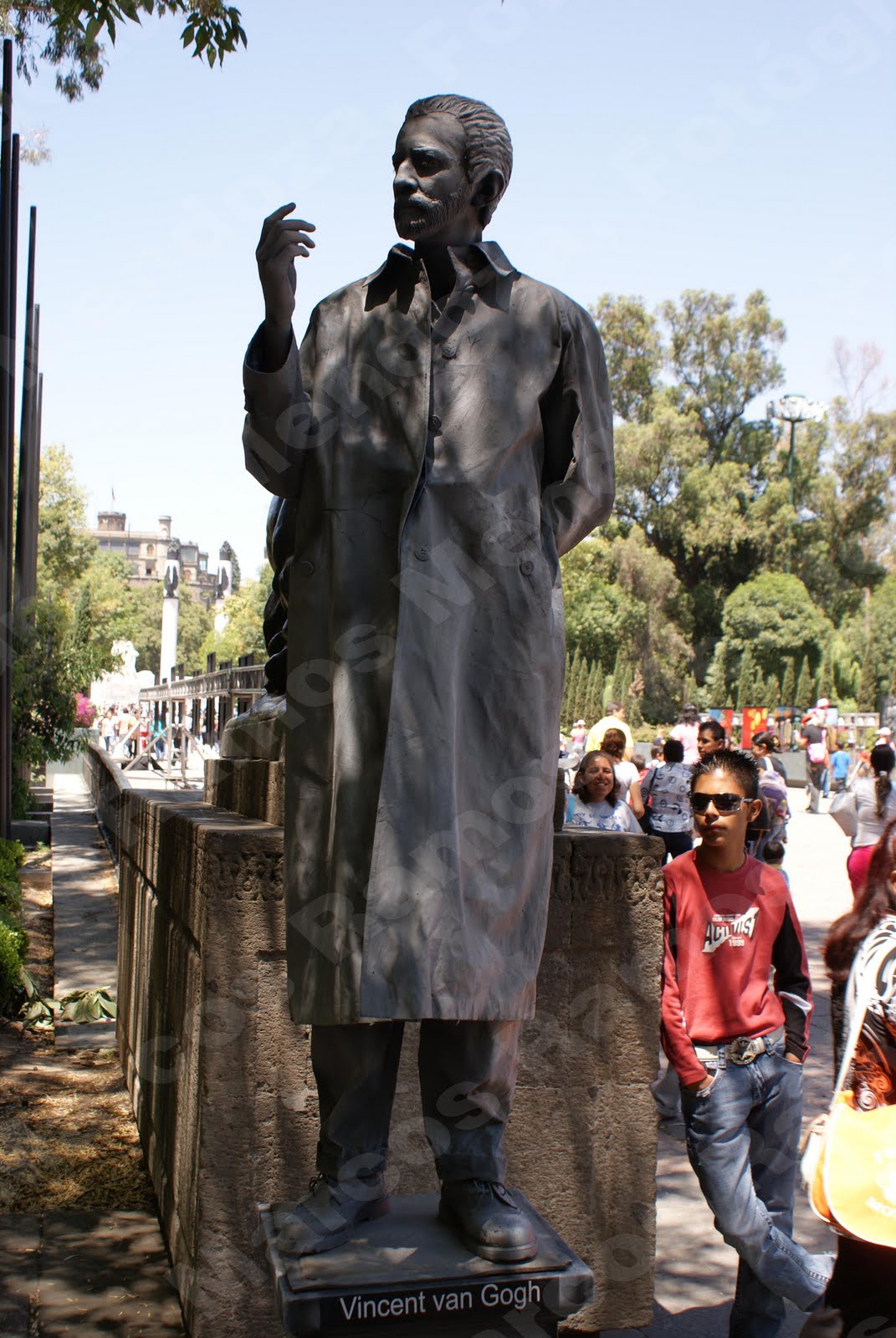 Imágenes de Nuestro México: Estatua Humana