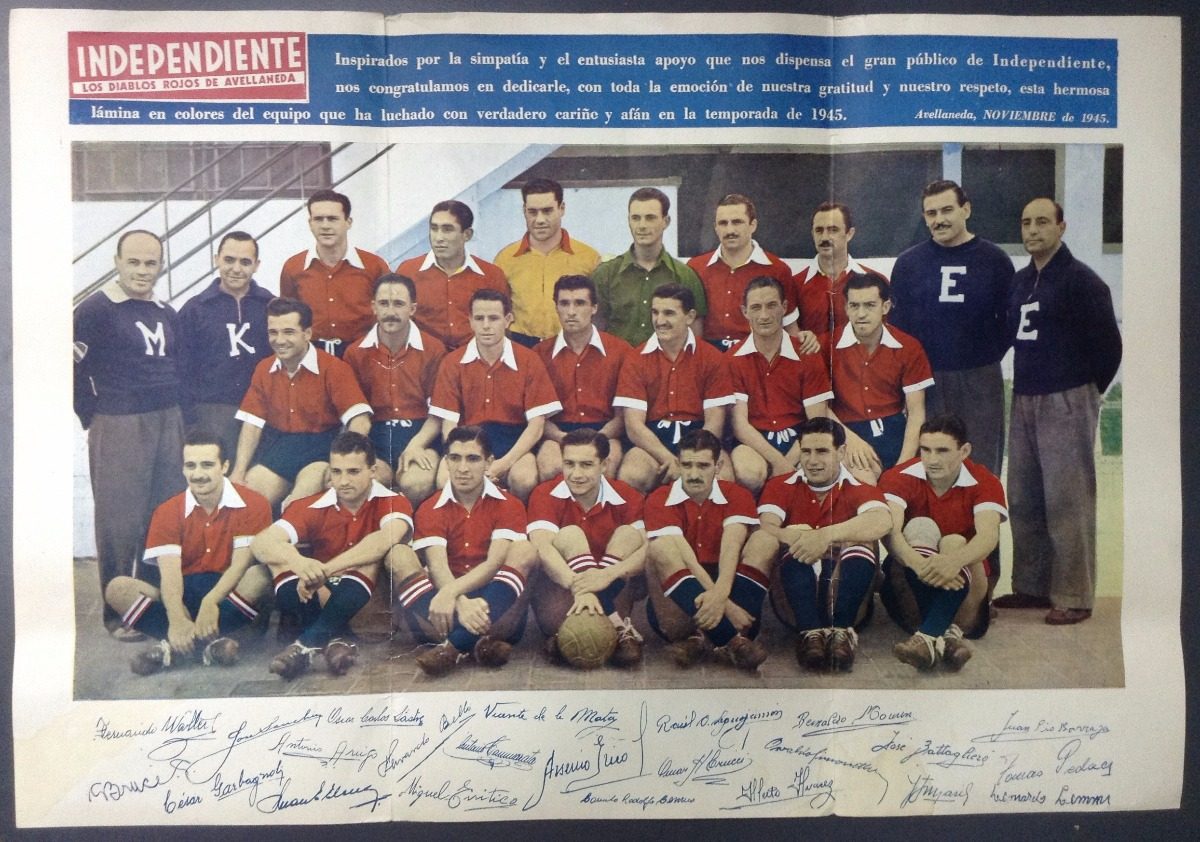 HISTORIA DE INDEPENDIENTE: GALERÍA DE LA ÉPOCA: 1945