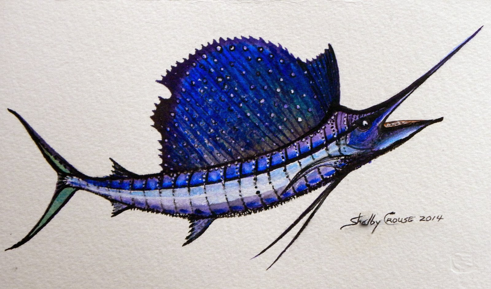 Shelby's Art Blog: Day 27, 30 in 30 days of painting/ Watercolor 5x10 ...